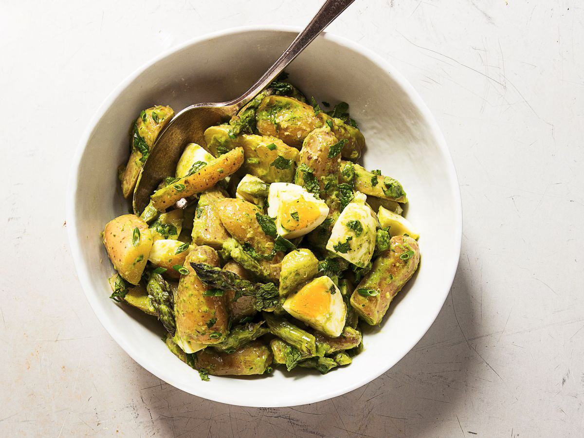 Fingerling Potato Salad with Chive Mayonnaise | Saveur