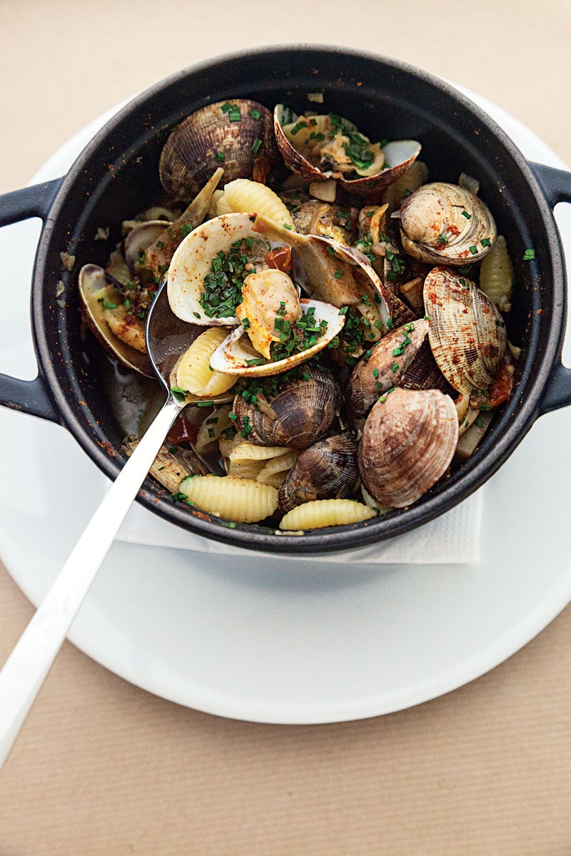 Pasta Shells with Artichoke-Clam Sauce | Saveur