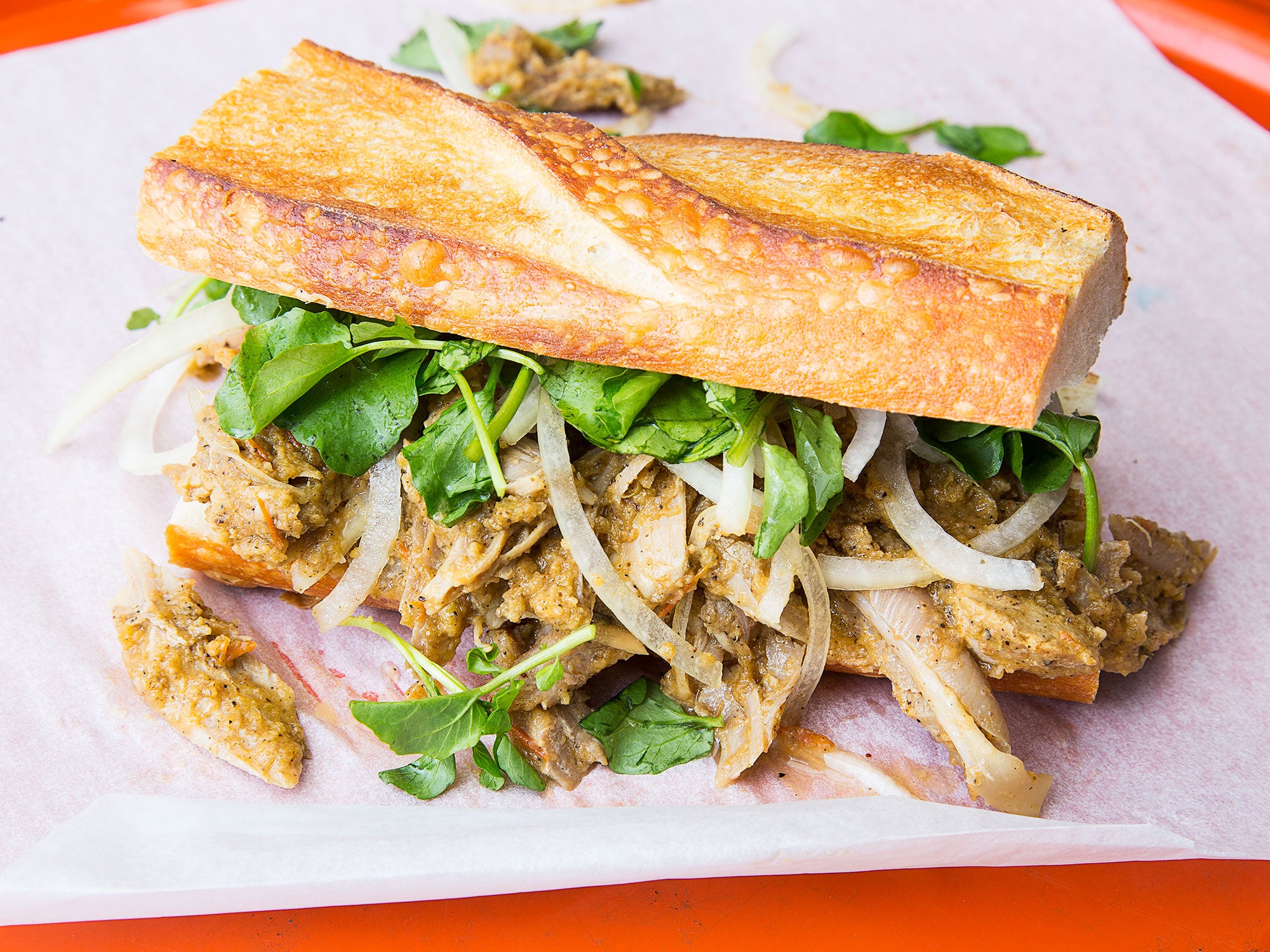 Salvadoran Turkey Sandwich (Panes con Pavo) | Saveur