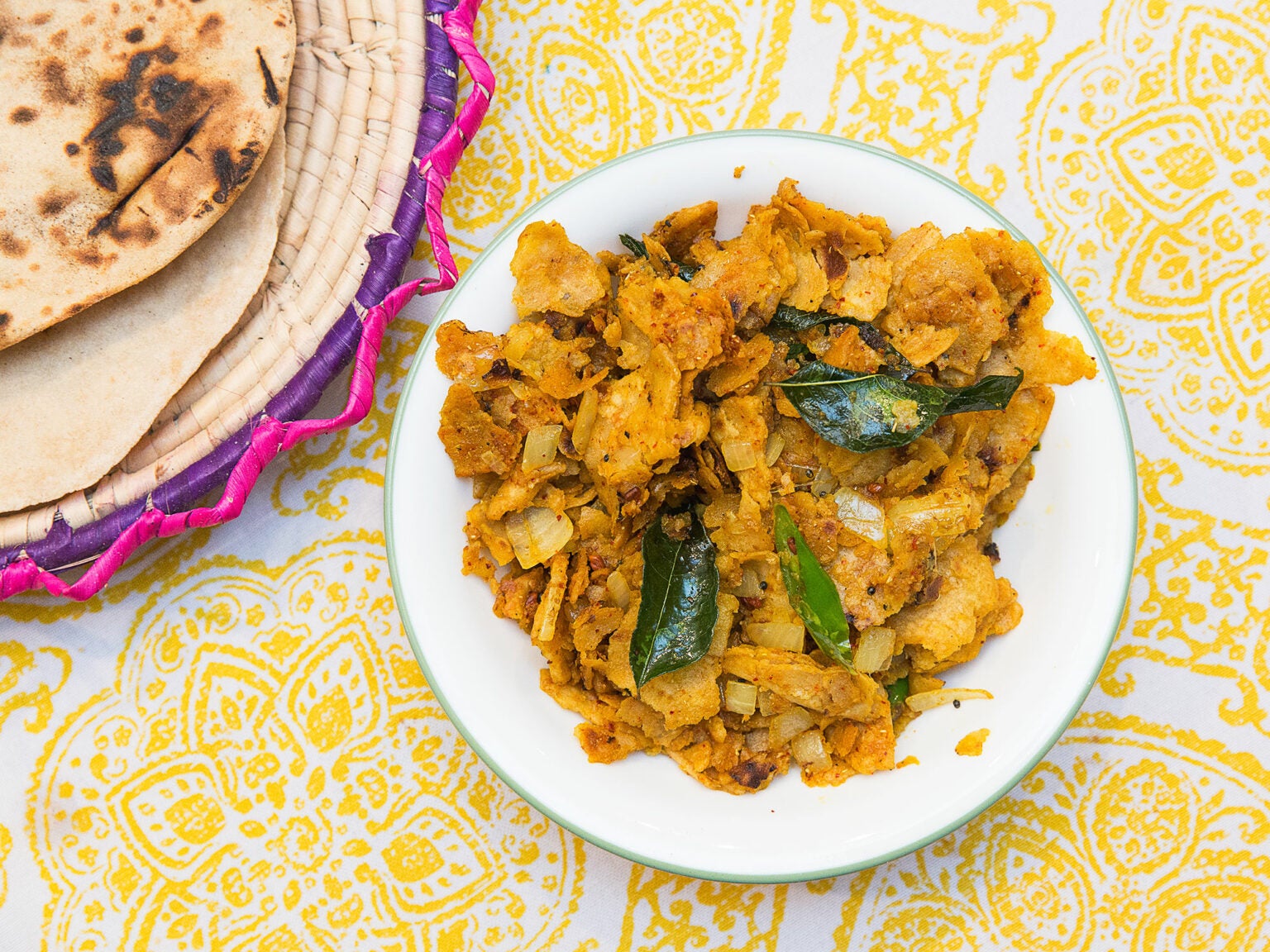 Indian Stir-Fried Roti (Baghari Masala Roti) | Saveur