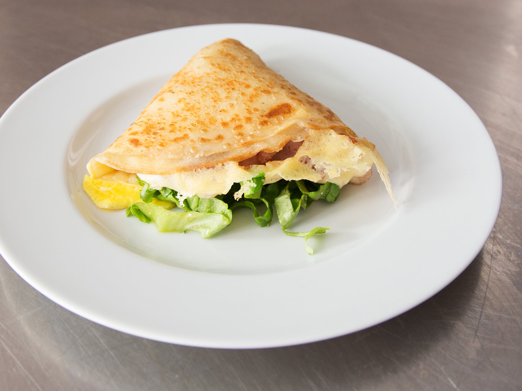 Ham, Egg, and Cheese Crêpes | Saveur