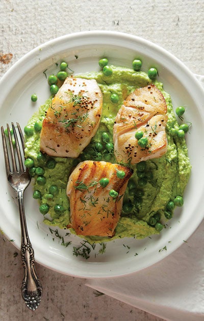Sautéed Cod with Pea Cream | Saveur