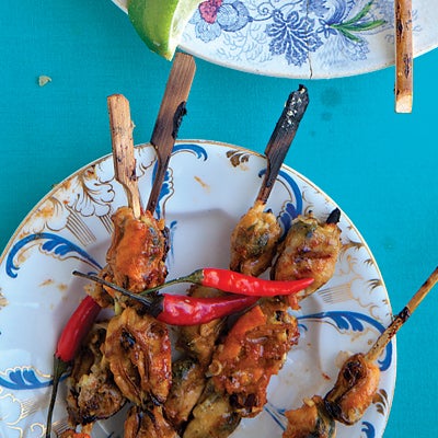 Hoi Malaeng Puu (Southern Thai-Style Mussel Satay) | Saveur