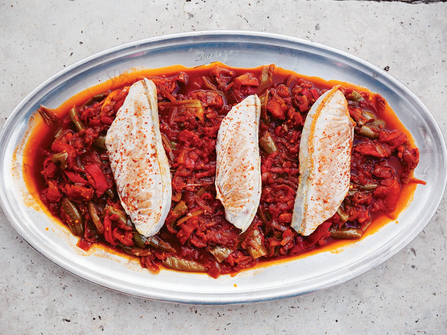 Basque Pipérade with Seared Tuna Steaks | Saveur