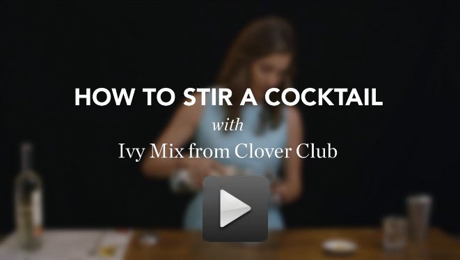 VIDEO: How to Stir a Cocktail | Saveur