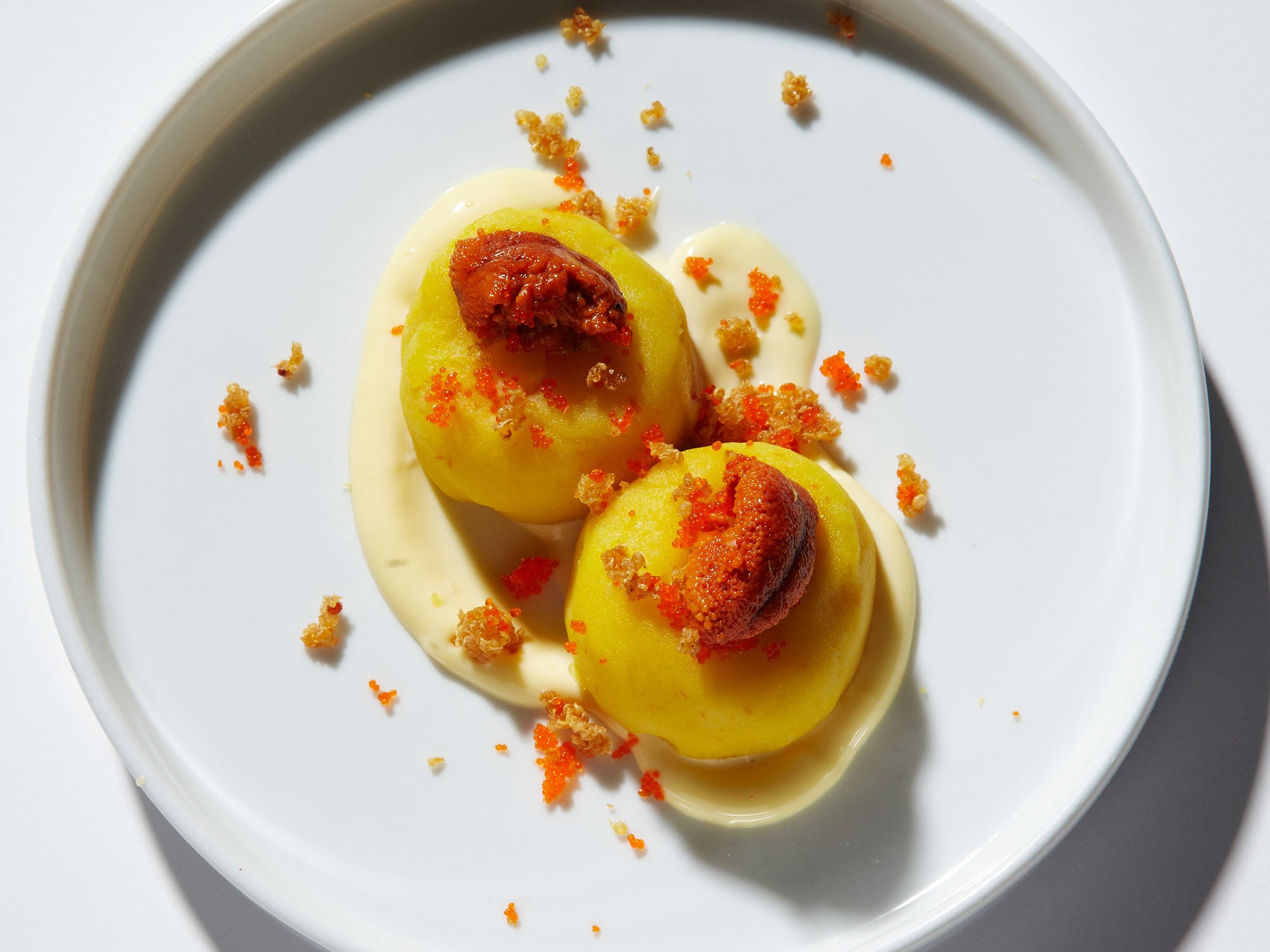 Potato–Jicama Rolls with Uni | Saveur