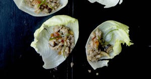 Chinese Minced Chicken Wraps | Saveur