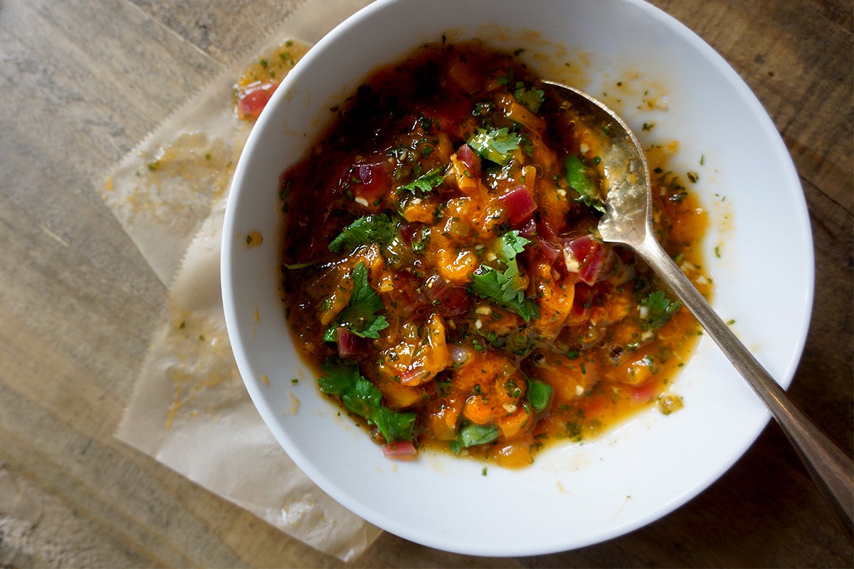 Apricot Salsa with Mint | Saveur