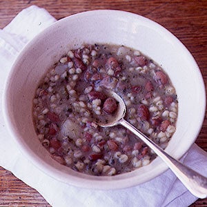 Cranberry Bean and Pearl Barley Soup | Saveur