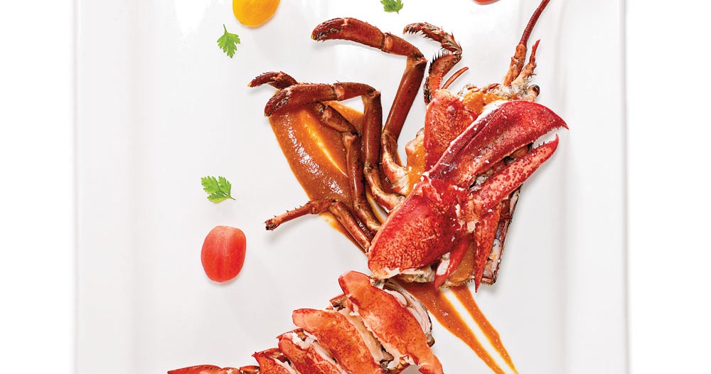 Lobster Américaine with Asparagus and Tomatoes | Saveur