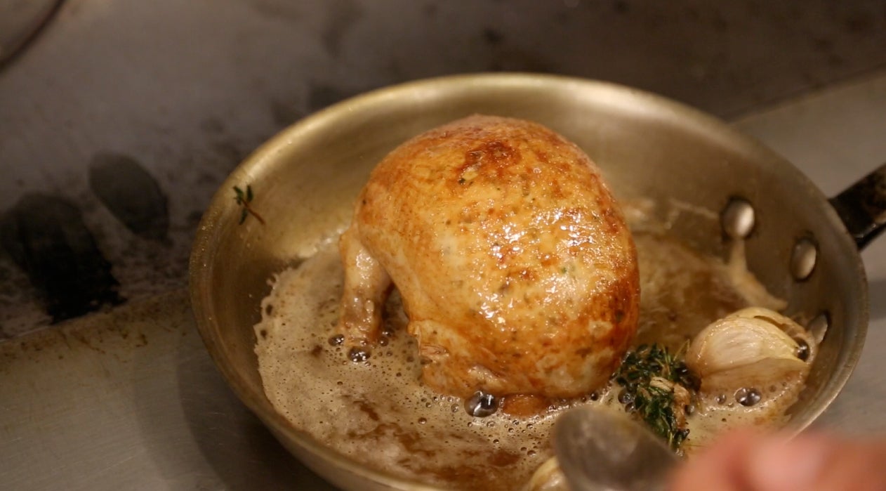 Video: How to Pan-Roast a Chicken | Saveur
