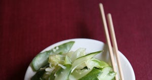 Smashed Cucumbers with Ginger | Saveur