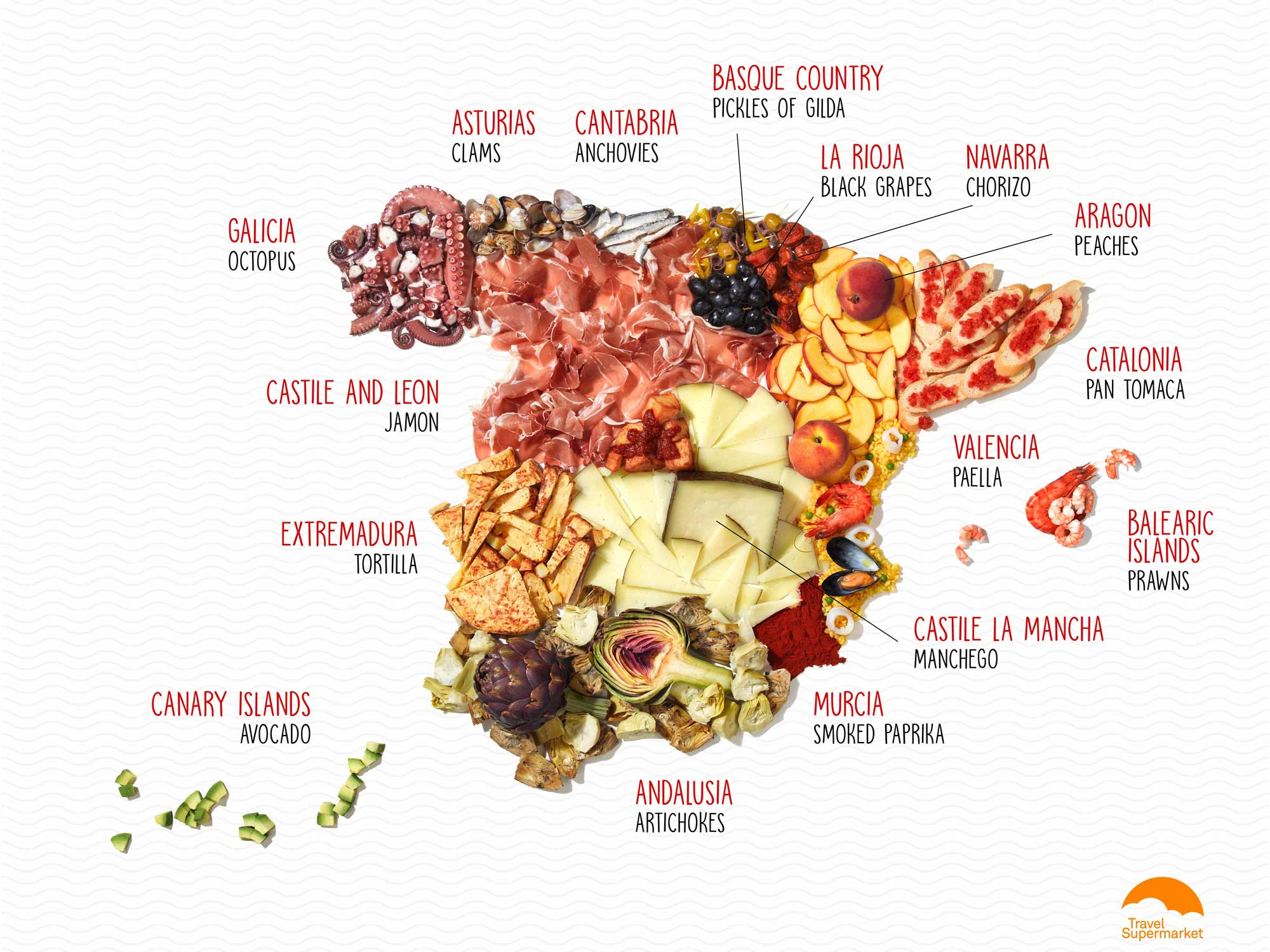 This Food Stylist Makes Maps Out of Regional Delicacies | Saveur