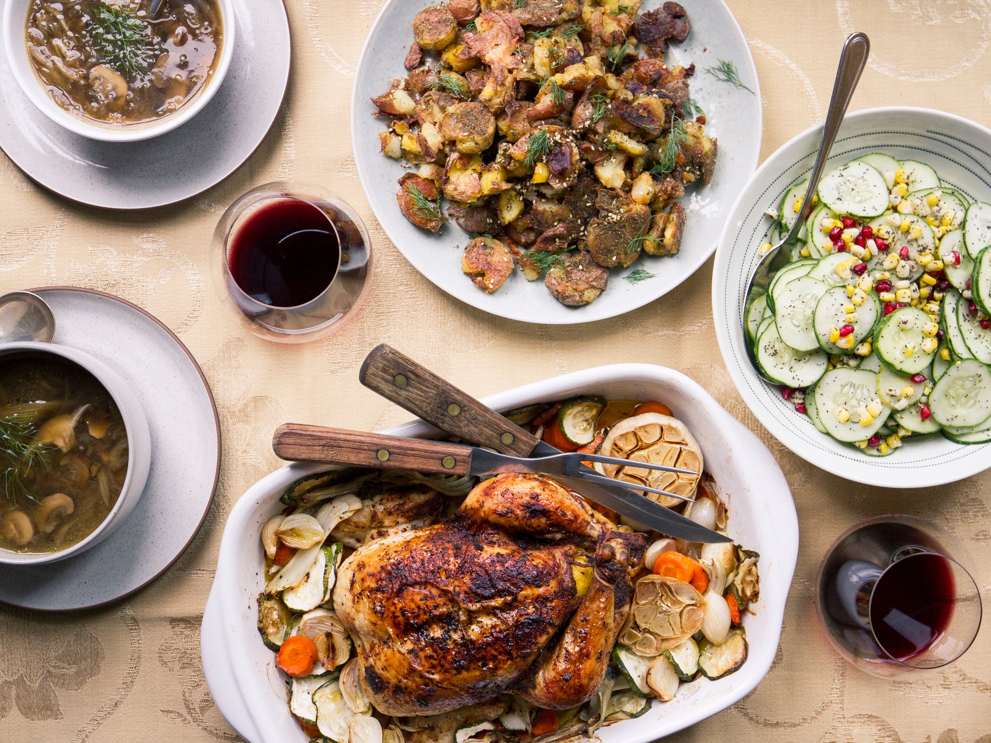 Rosh Hashanah Dinner Table
