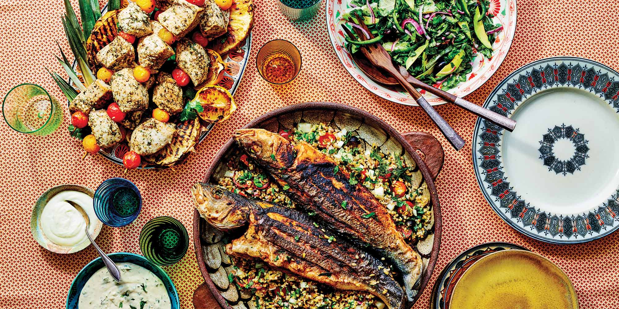 Galilee-Style Grilled Fish Kebabs | Saveur