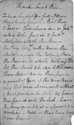 Drinking George Washington's Beer | Saveur