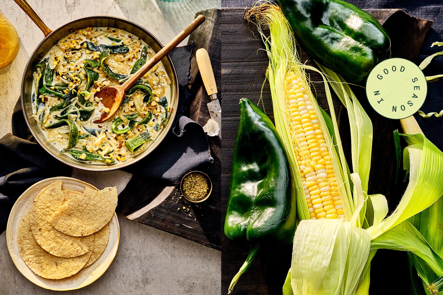 Poblano Rajas Recipe with Corn | Saveur