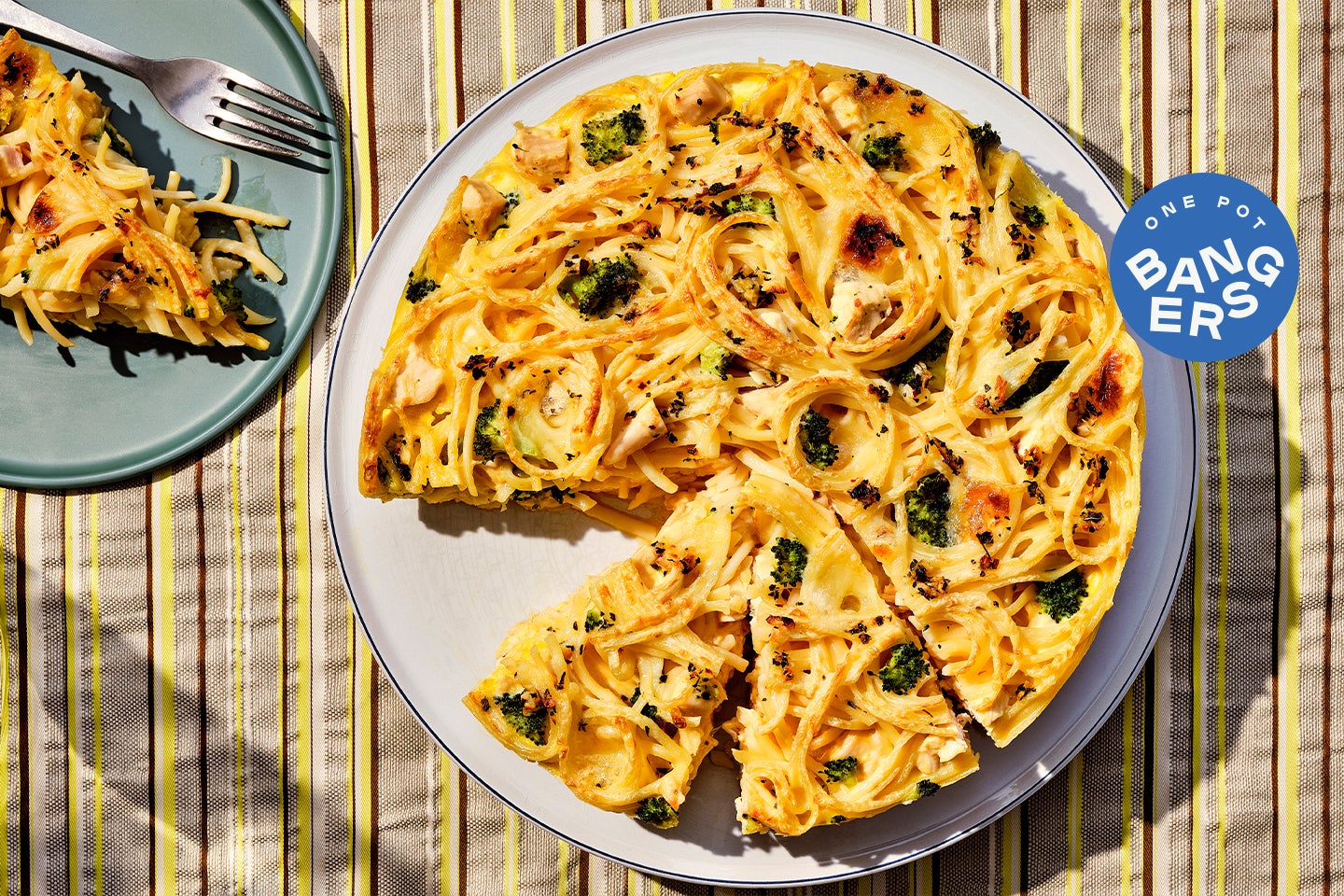 Chicken and Broccoli Pasta Frittata Recipe | Saveur
