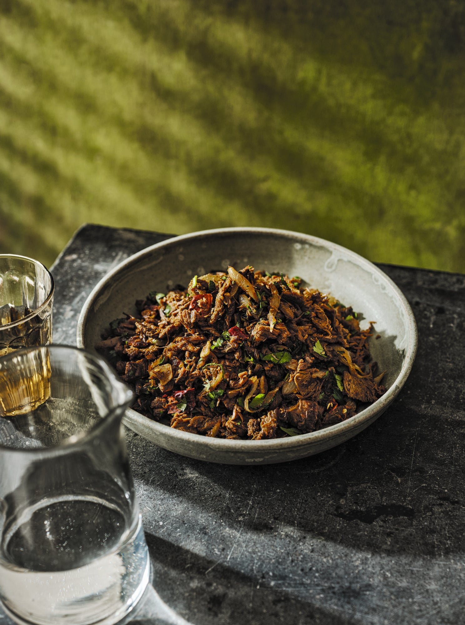 Gorur Mangshor Bhorta Recipe (Spicy Shredded Beef) | Saveur