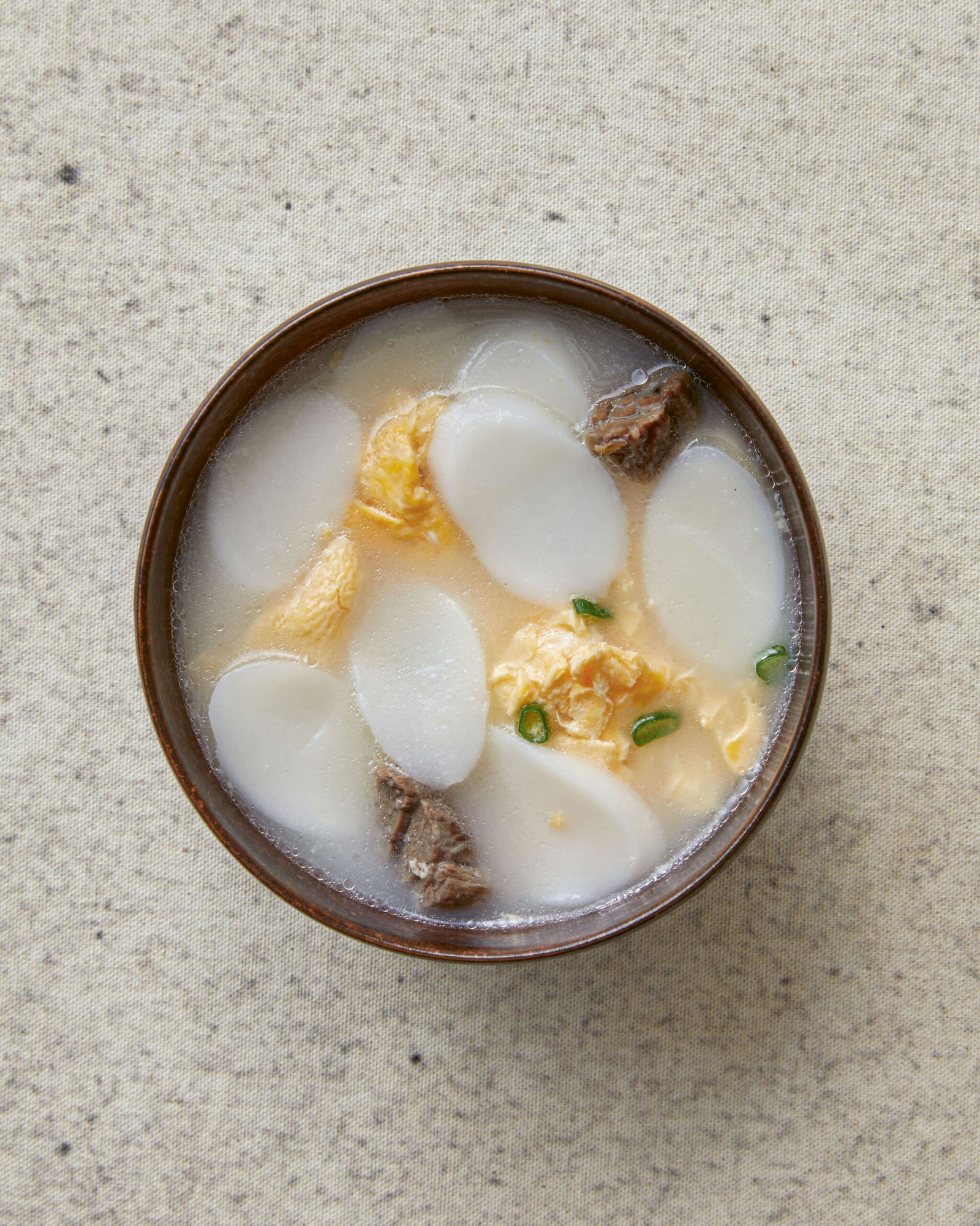 Tteokguk Recipe (Korean Rice Cake Soup) | Saveur